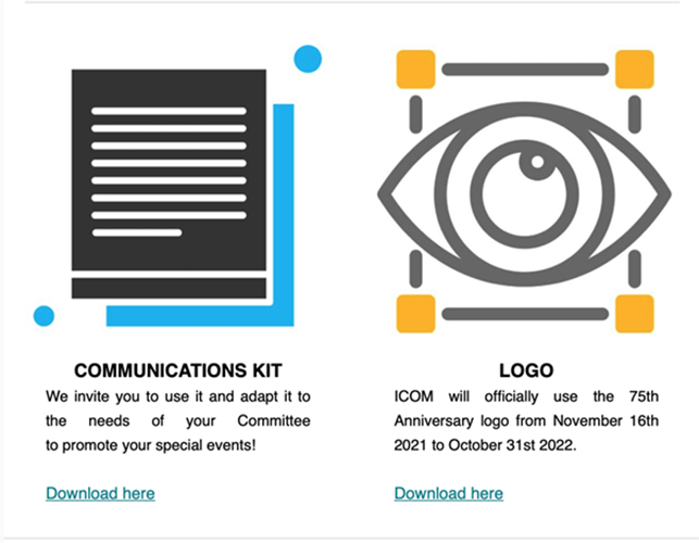75th Anniversary of ICOM - ICOM ICR -ICOM ICR