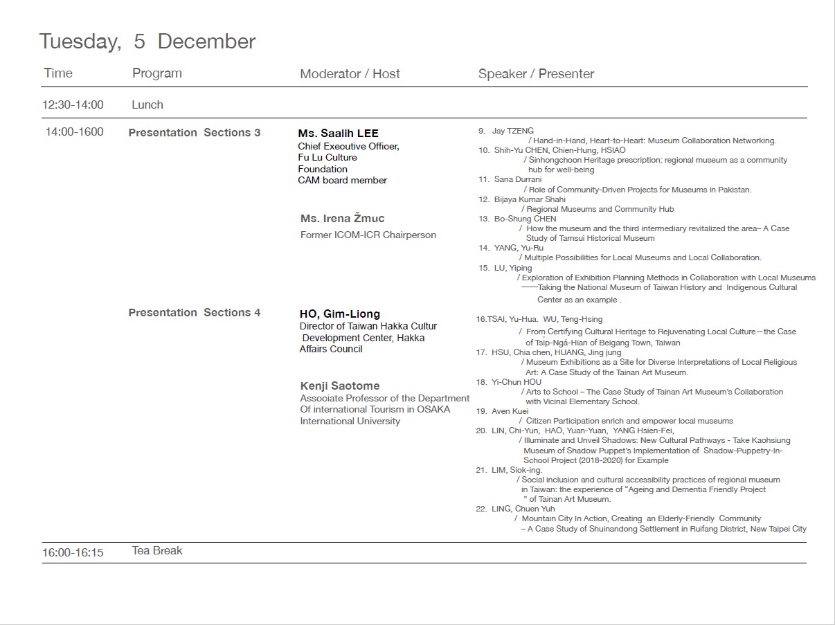 Event Schedule Information─The ICOM-ICR Annual Conference 2023：Regional ...